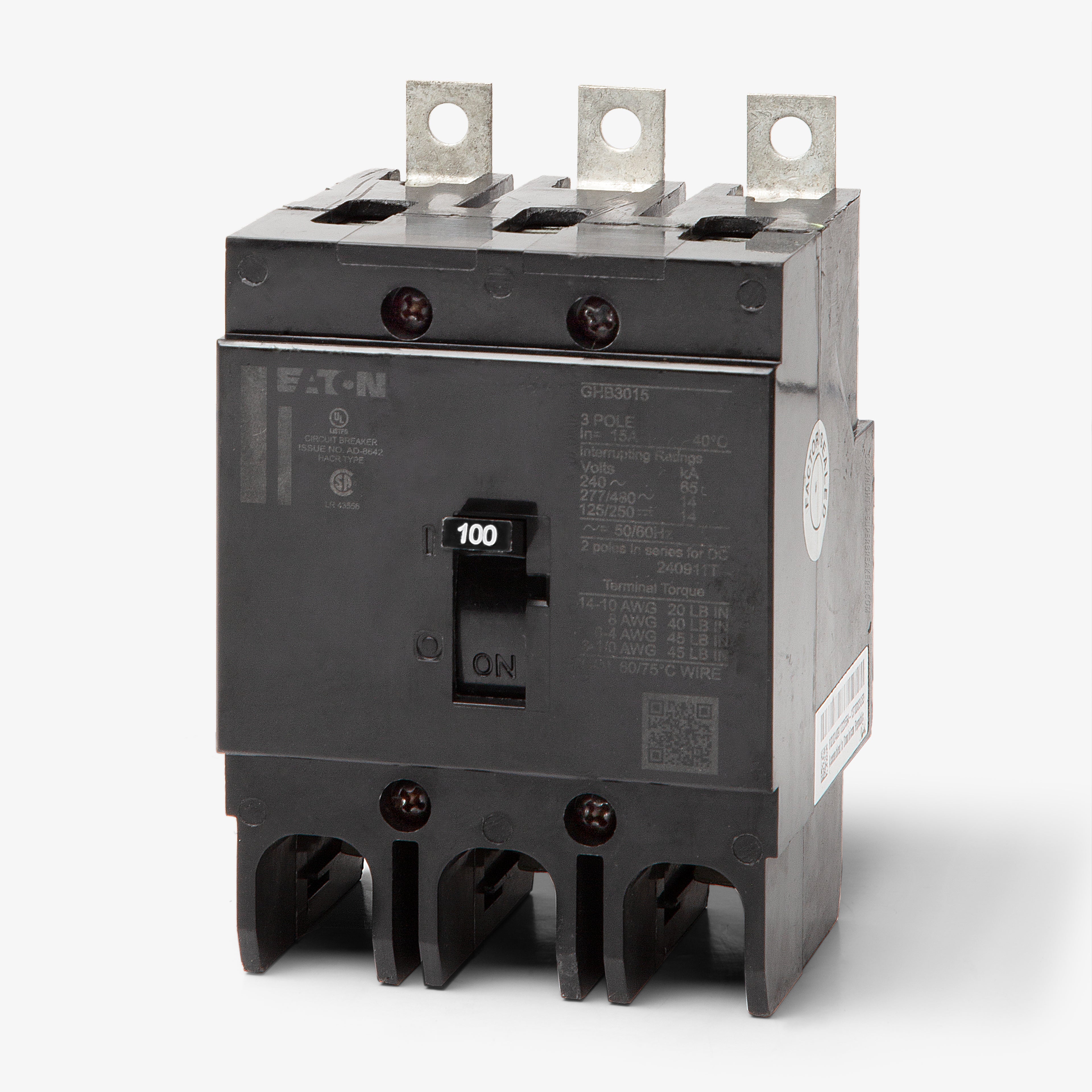Eaton/Cutler-Hammer GHB3100 3 Pole Circuit Breaker – SuperBreakers