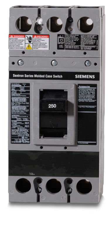 Siemens HFXD63S250A 3 Pole Circuit Breaker – SuperBreakers