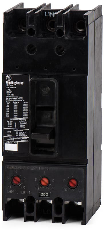 Westinghouse KB3250N 3 Pole Circuit Breaker – SuperBreakers
