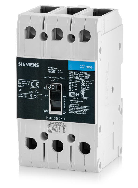 Siemens NGG3B030 3 Pole Circuit Breaker – SuperBreakers