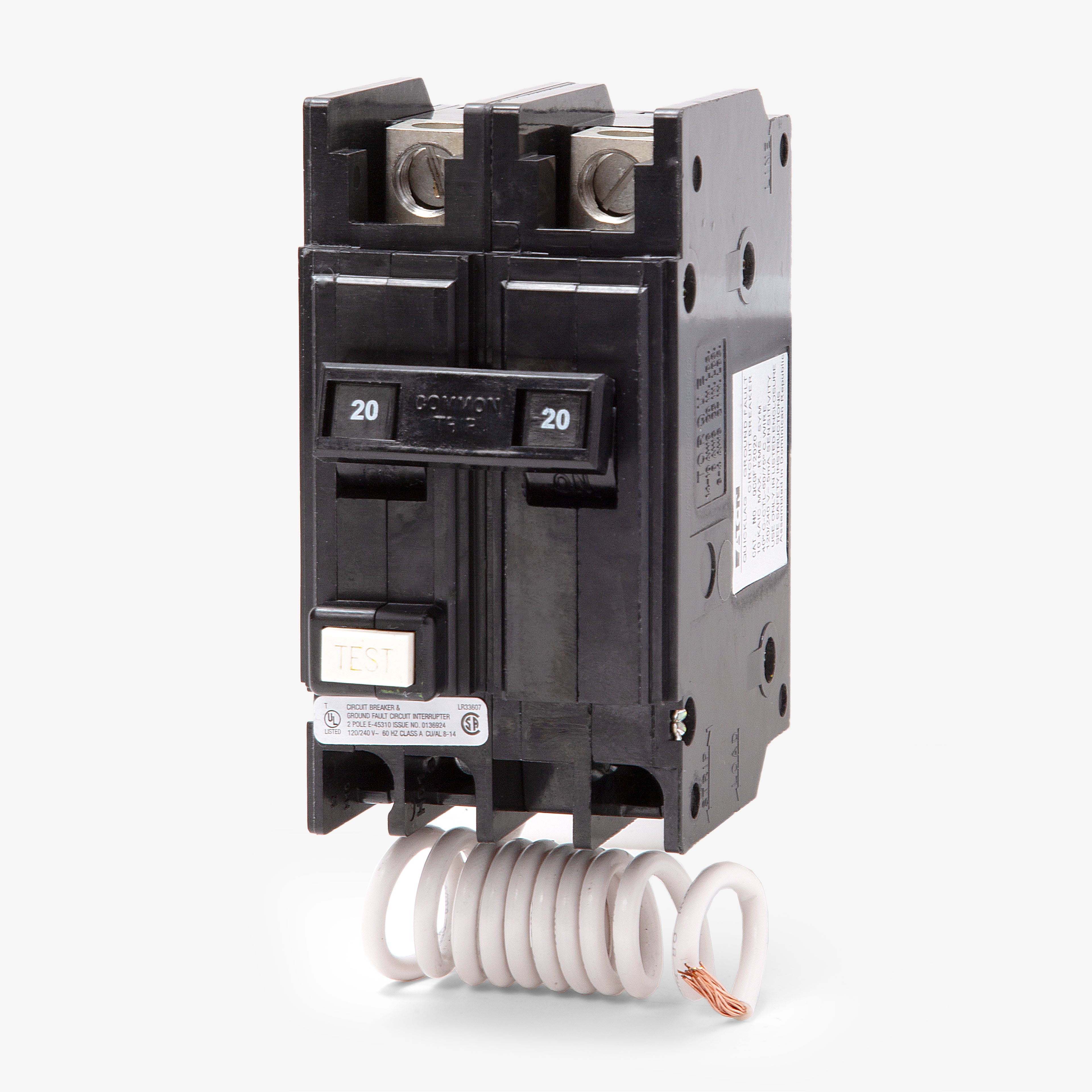 Eaton QCGFT2020 2 Pole Ground Fault Circuit Breaker – SuperBreakers