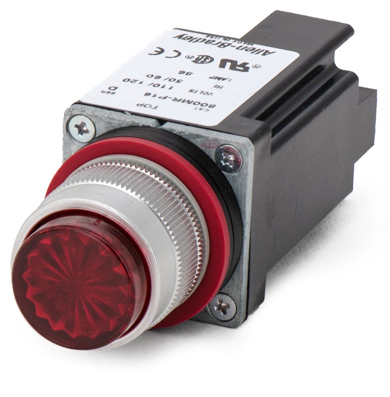 Allen-Bradley 800MR-P16R Pilot Light – SuperBreakers