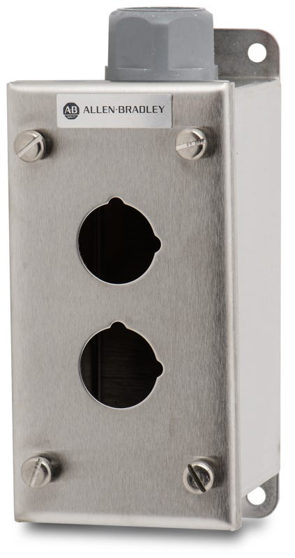 Allen-Bradley 800R-2HZ4 Push Button Enclosure – SuperBreakers