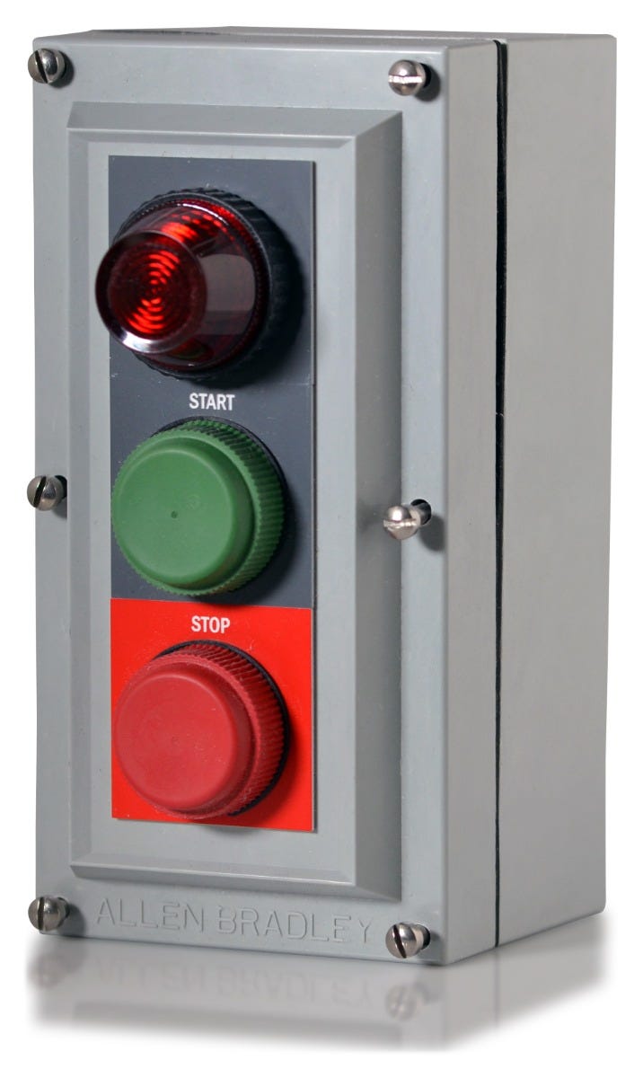 Allen Bradley 800H-2HAR4R Push Button Station – SuperBreakers