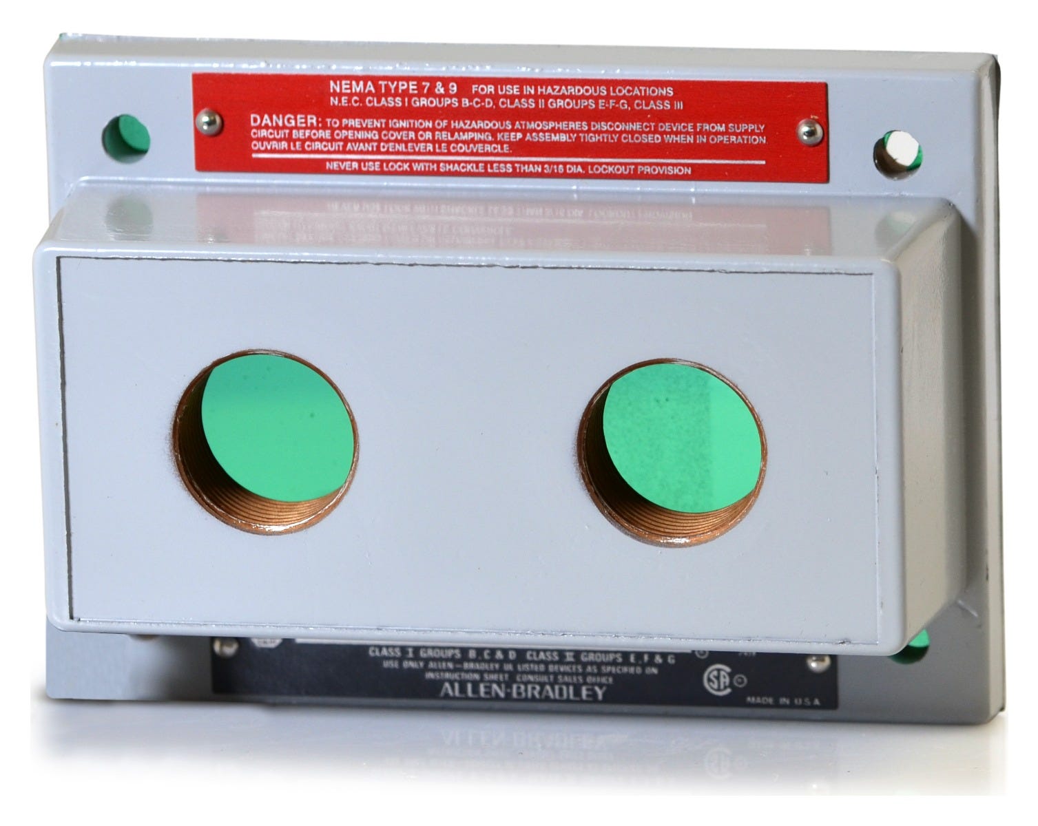 Allen Bradley 800H-NP31 Push Button Enclosure Cover – SuperBreakers