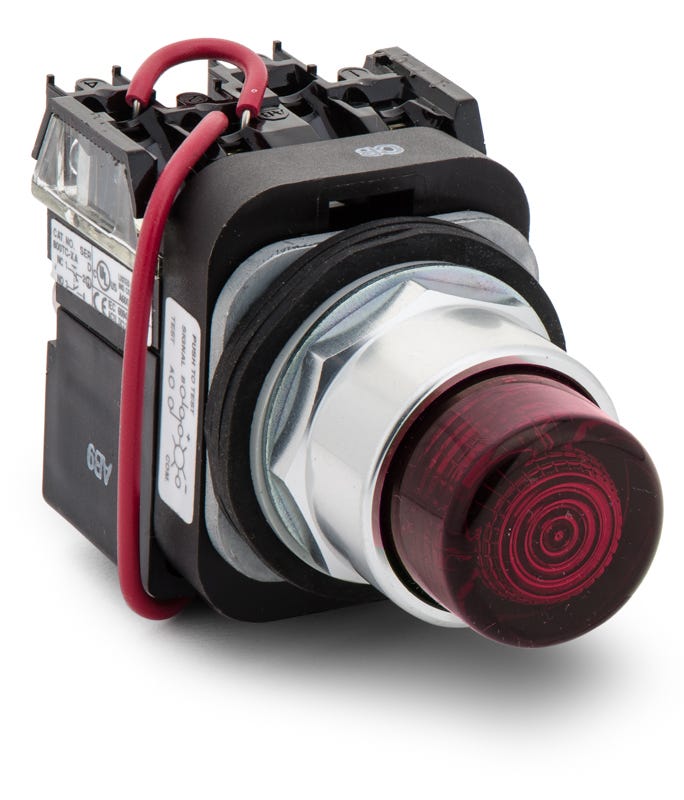 Allen-Bradley 800T-QTH2R Pilot Light – SuperBreakers