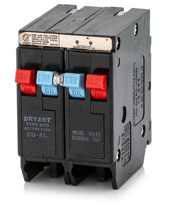 Eaton BQC2502120 Quad Circuit Breaker – SuperBreakers