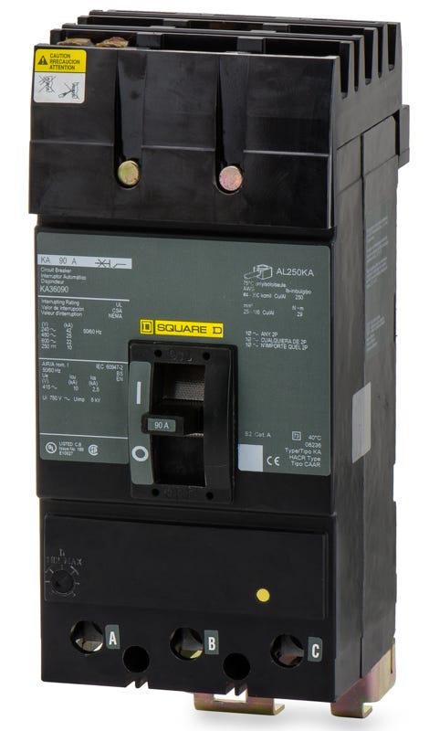 Square D KA36090 3 Pole Circuit Breaker – SuperBreakers