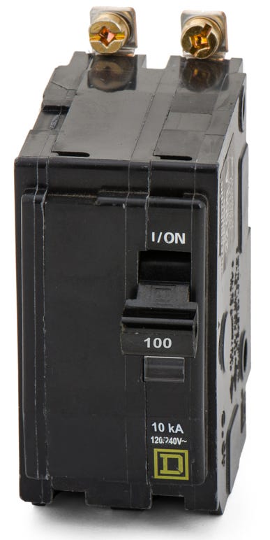Square D QOB2100 2 Pole Circuit Breaker – SuperBreakers