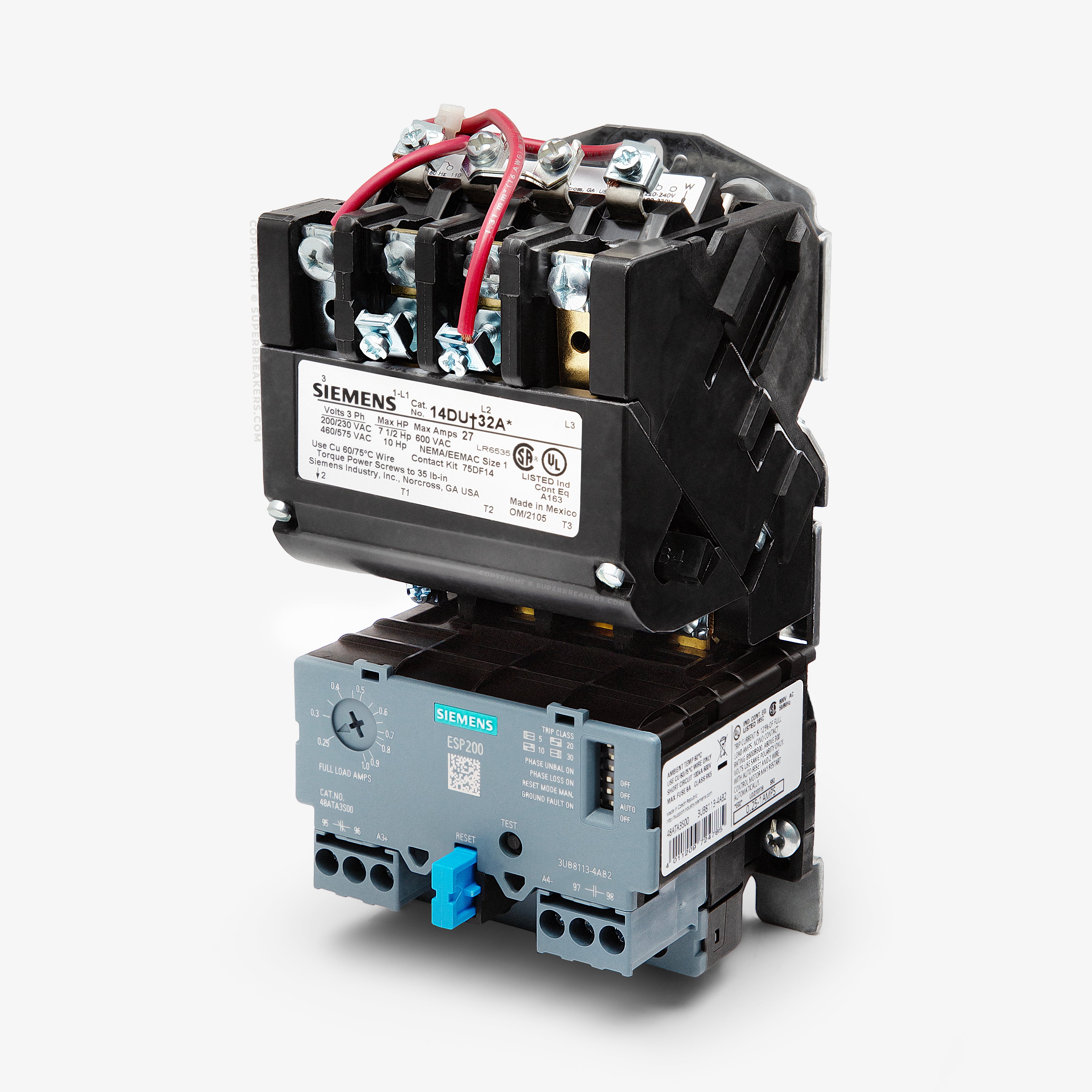 Siemens 14DUA32AA Starter – SuperBreakers