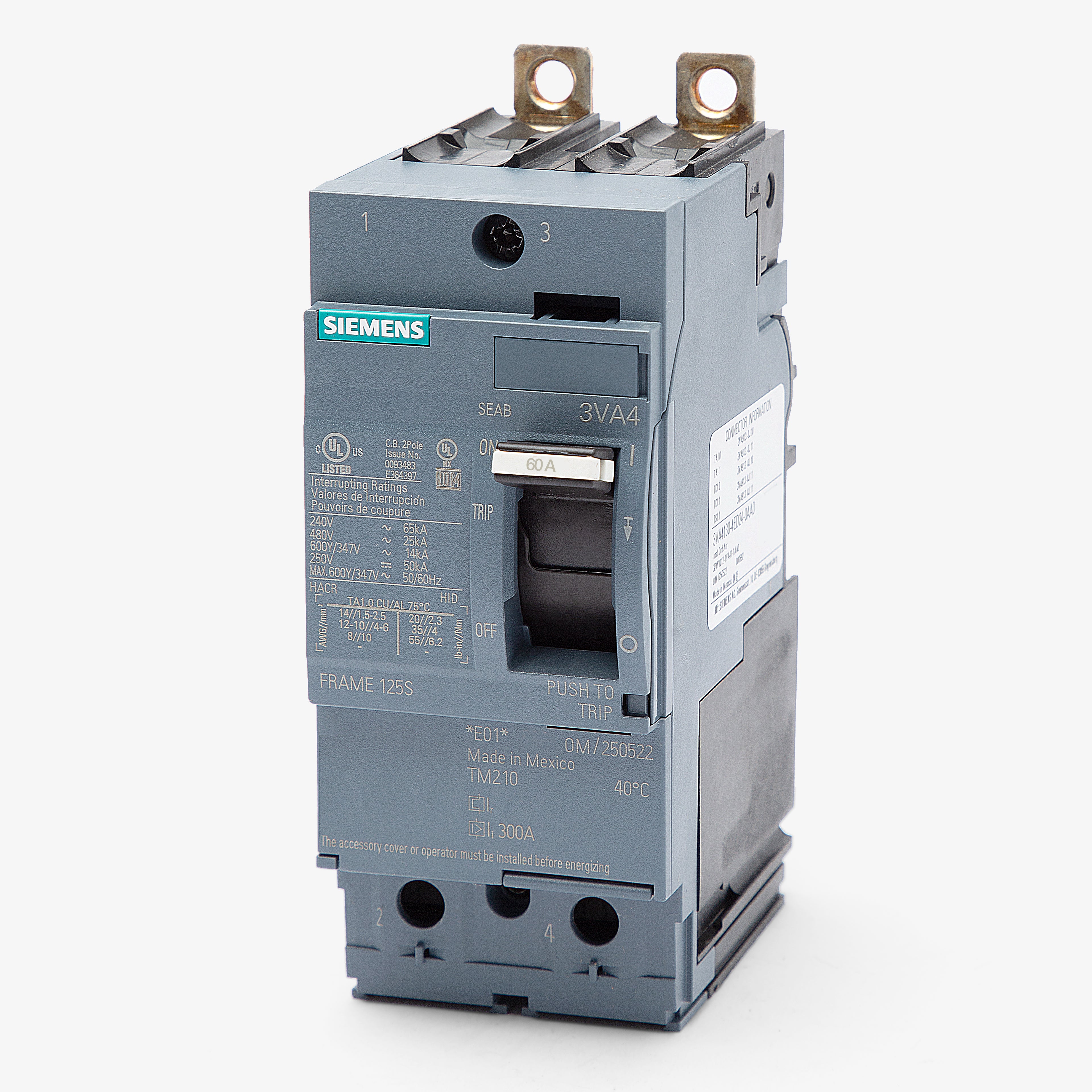 Siemens 3VA4160-4ED24-0AA0 Molded Case Circuit Breaker – SuperBreakers