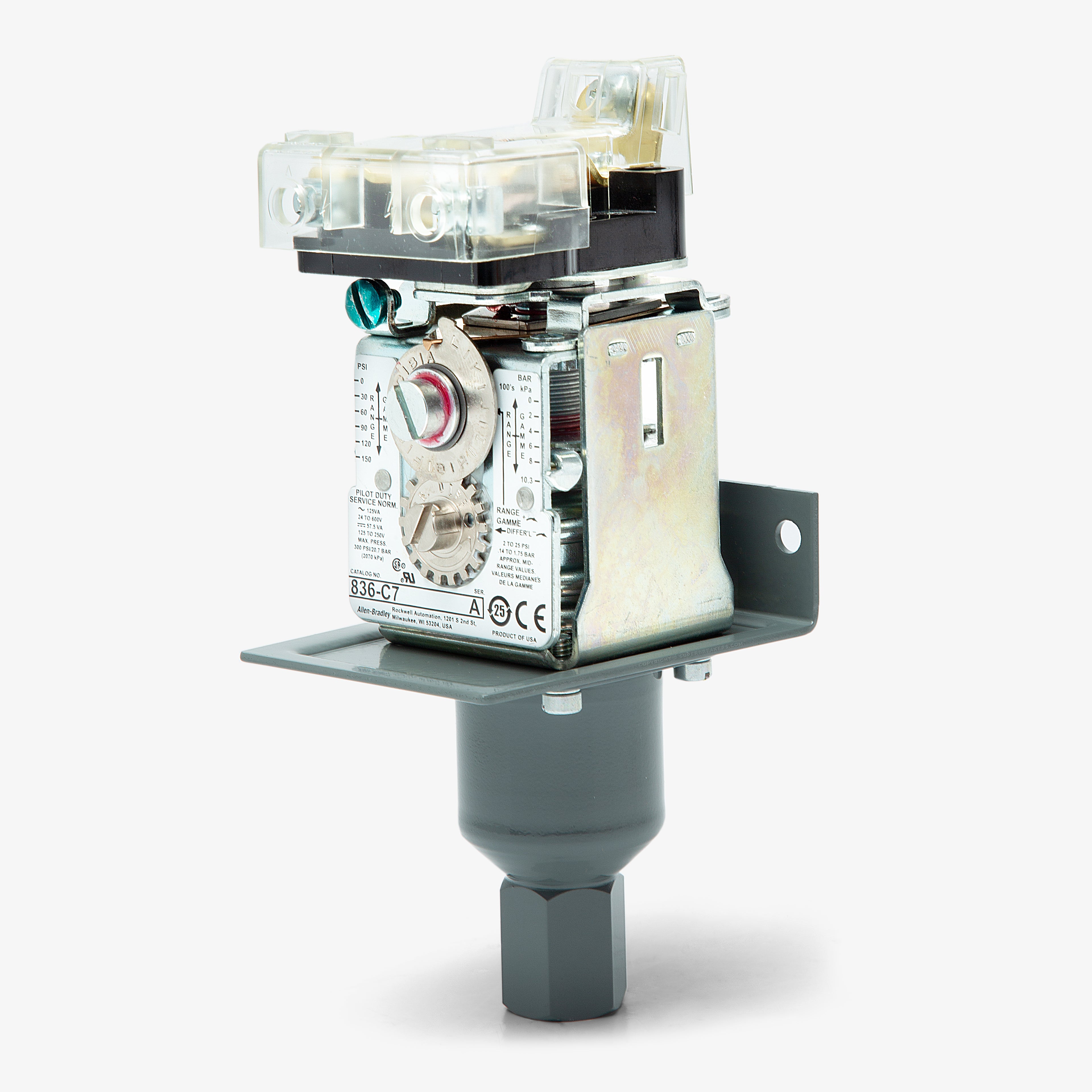 Allen-Bradley 836-C7 Pressure Control Switch – SuperBreakers