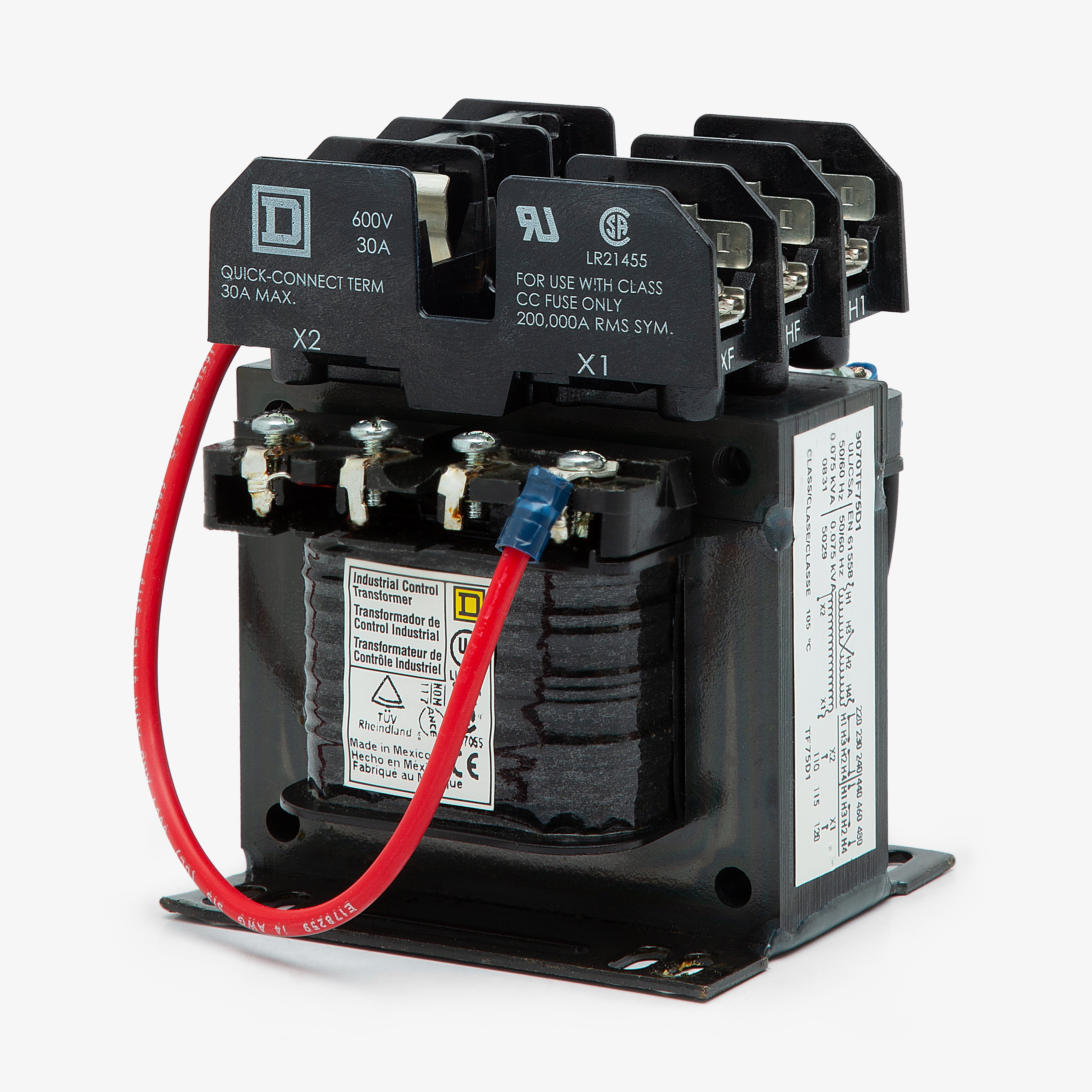 New Square D 9070TF75D1 Control Transformer – SuperBreakers
