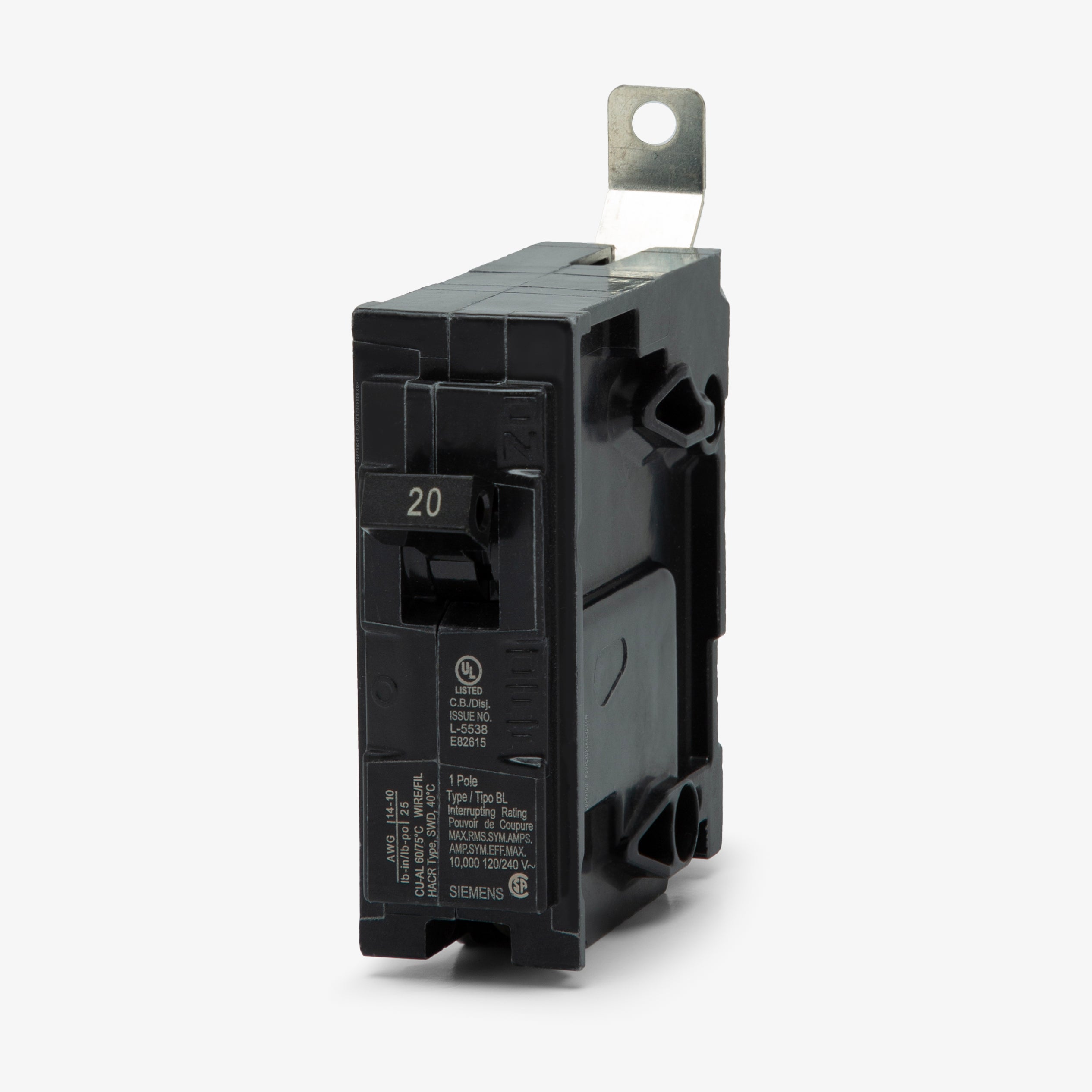 Siemens B120 1 Pole Circuit Breaker – SuperBreakers