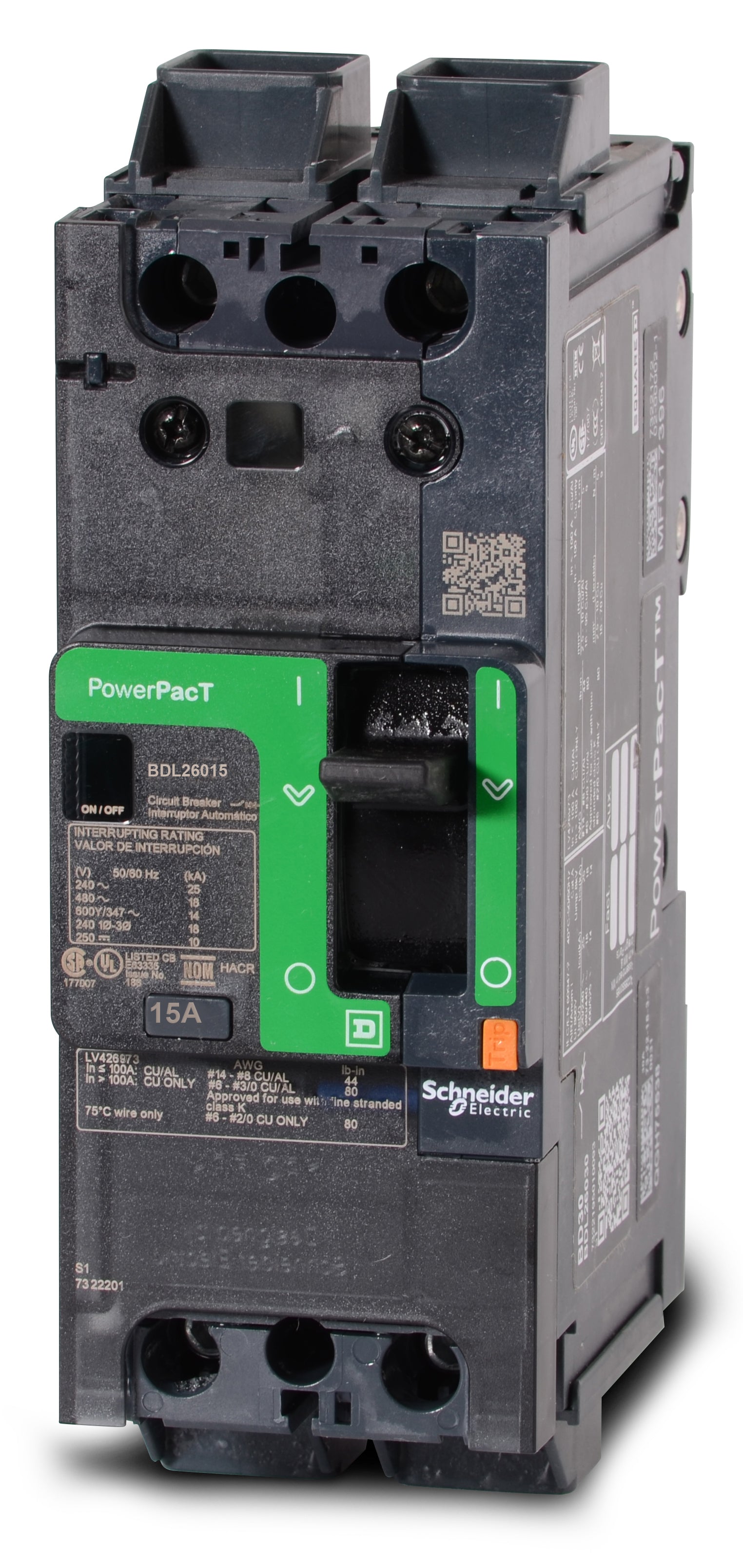 Square D BDL26015 2 Pole Circuit Breaker – SuperBreakers