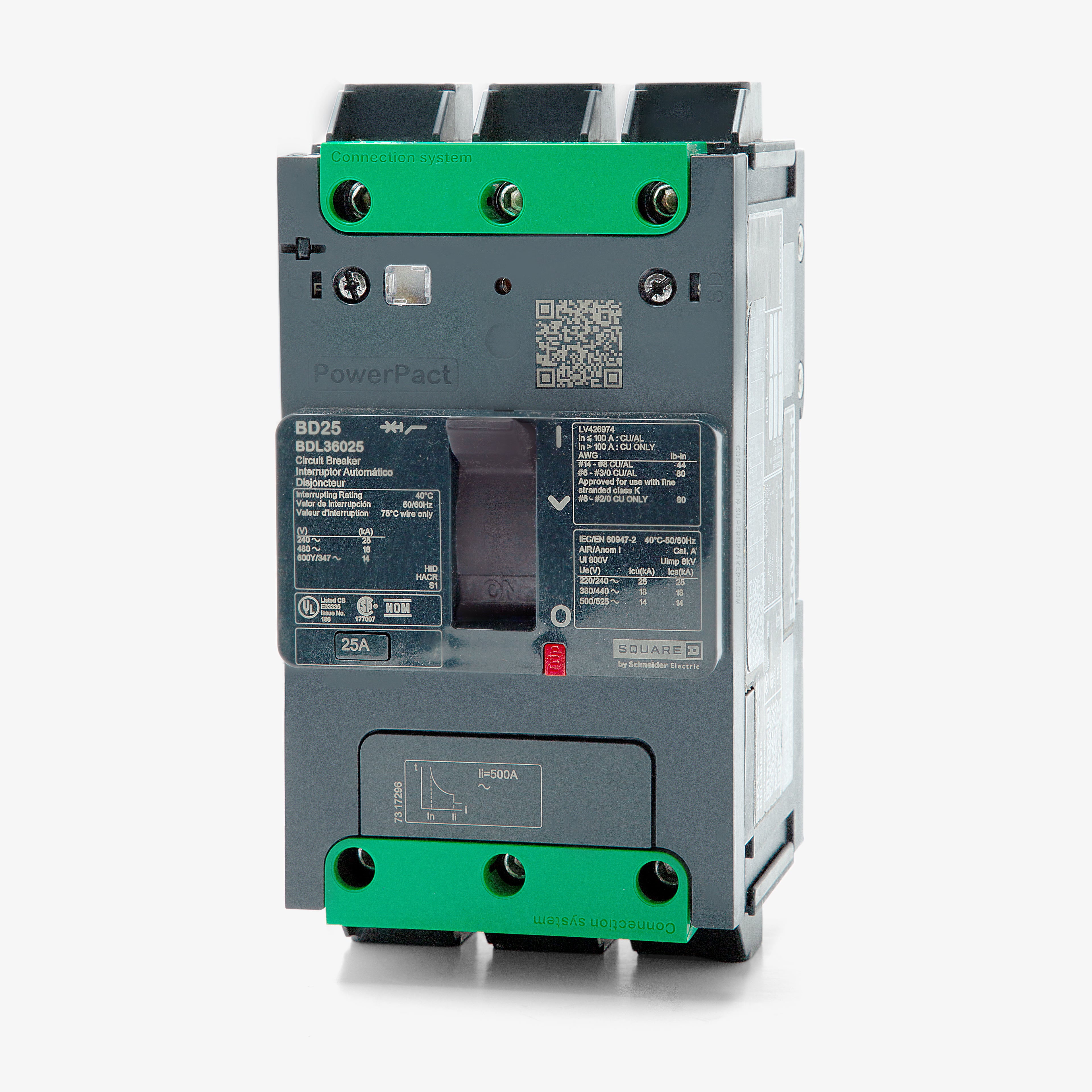 Square D BDL36025 3 Pole Circuit Breaker – SuperBreakers