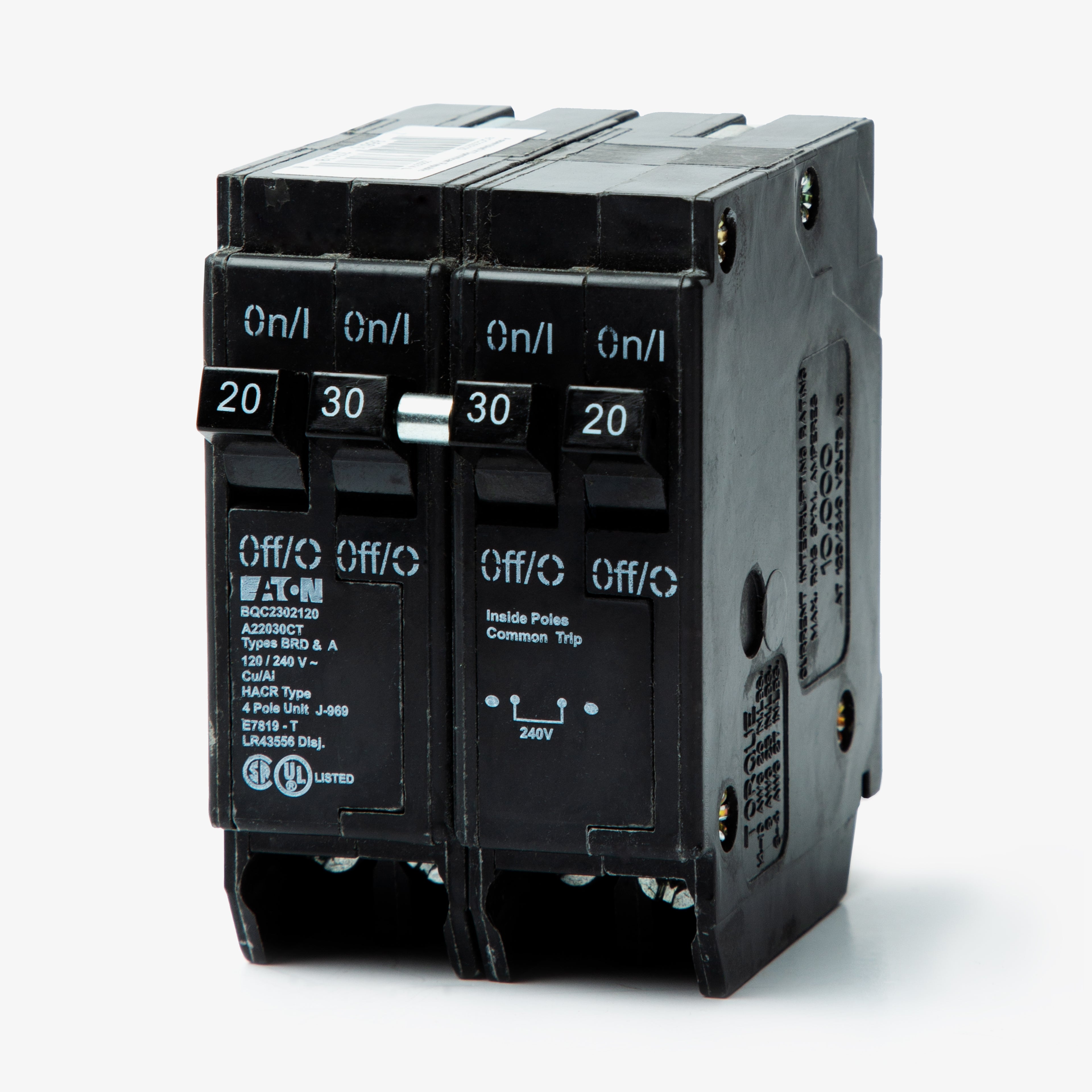 Eaton/Cutler-Hammer BQ2302120 Quad Circuit Breaker – SuperBreakers