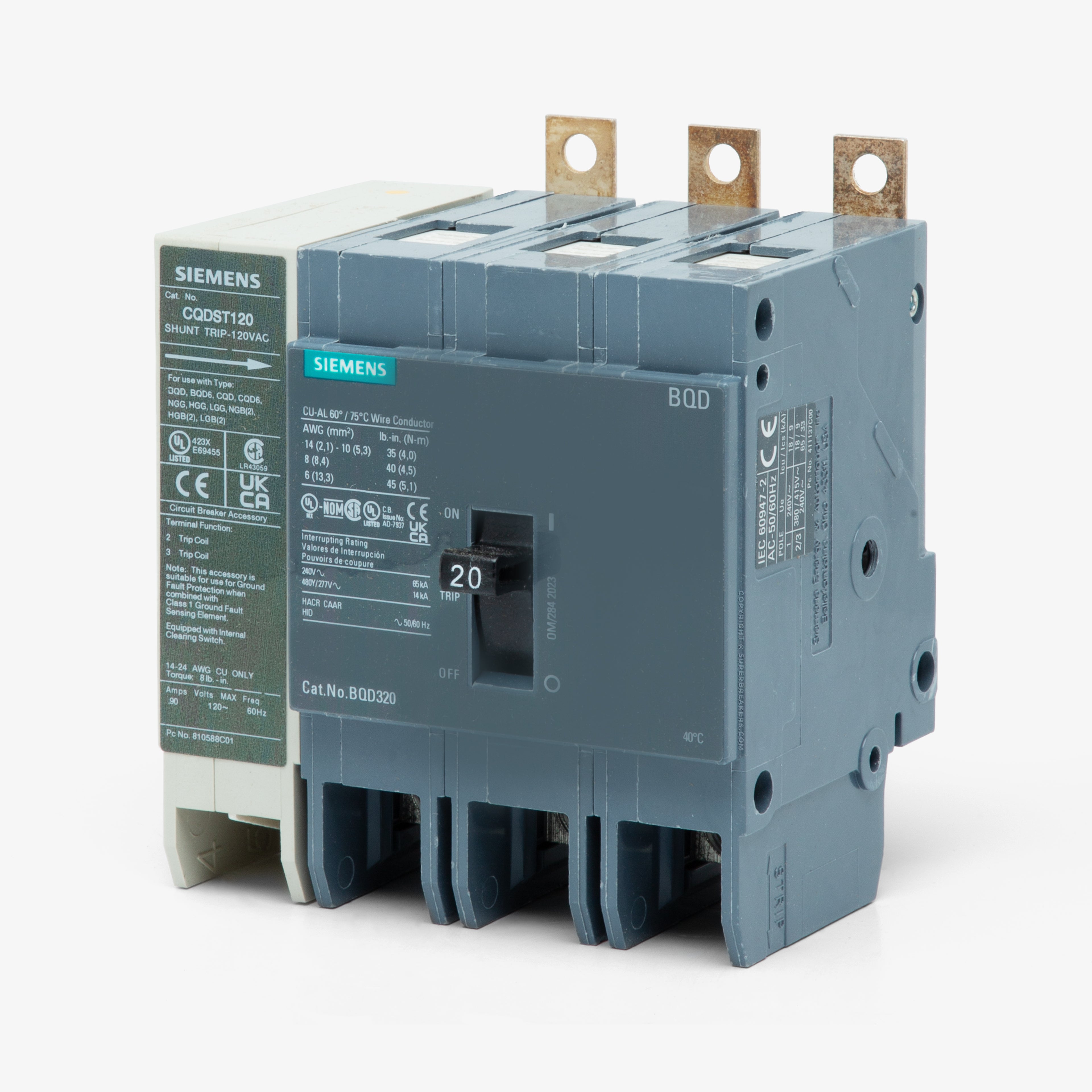 New Siemens BQD32000S01 3 Pole Circuit Breaker – SuperBreakers