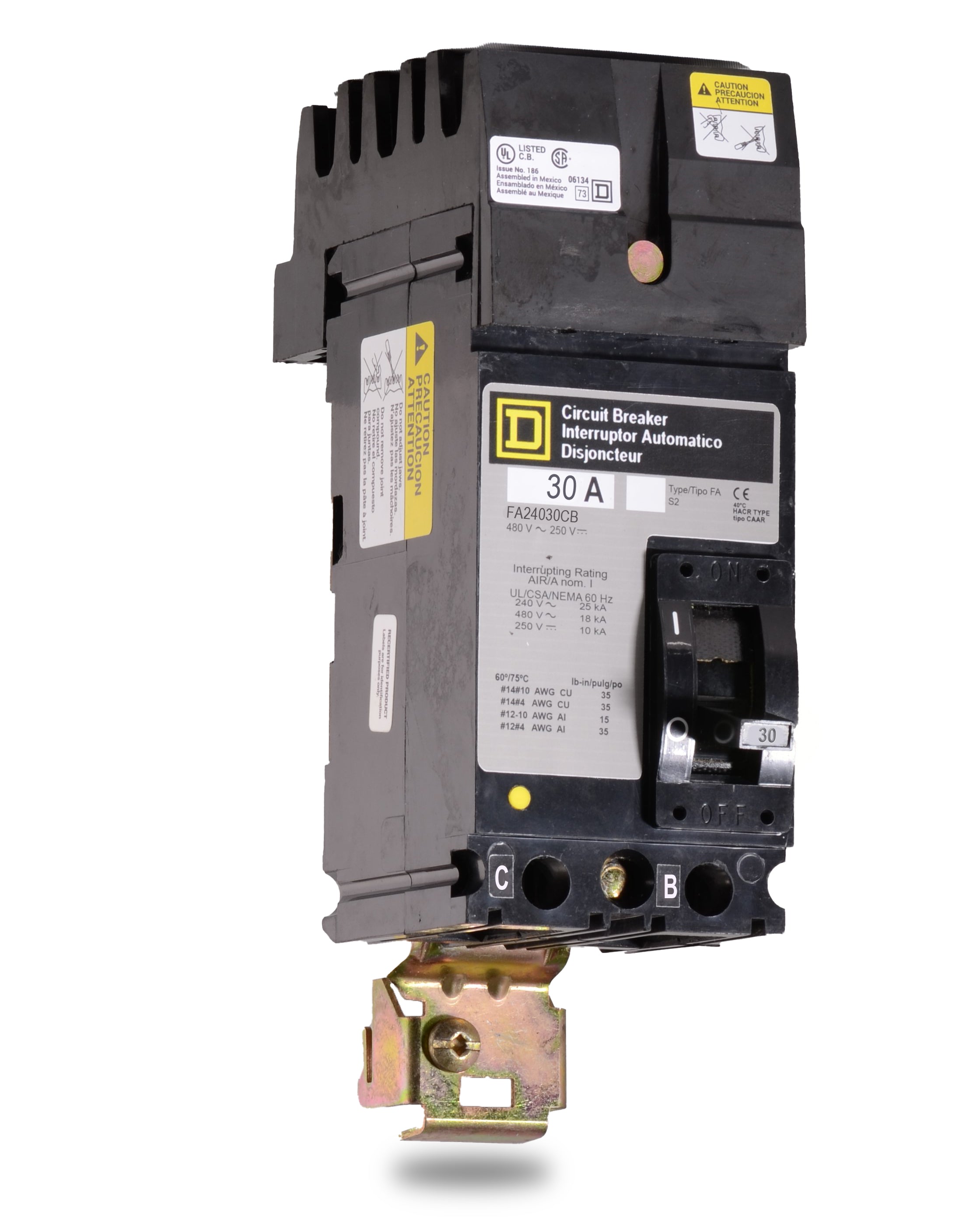 New Square D FA24030CB 2 Pole Circuit Breaker – SuperBreakers