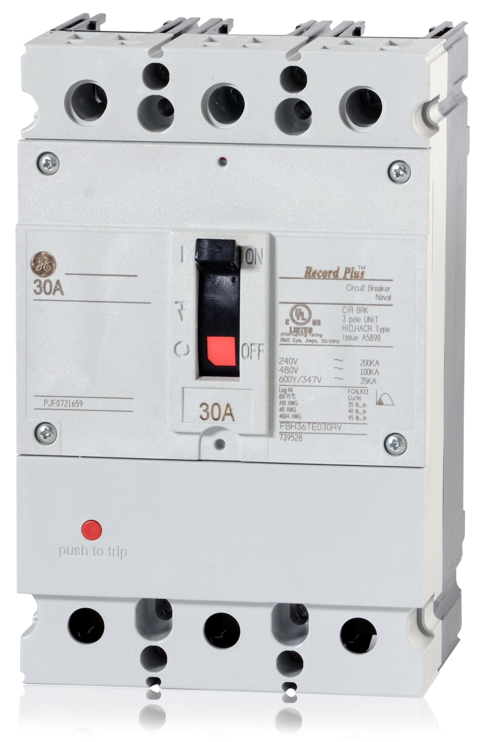 General Electric FBH36TE030RV 3 Pole Circuit Breaker – SuperBreakers