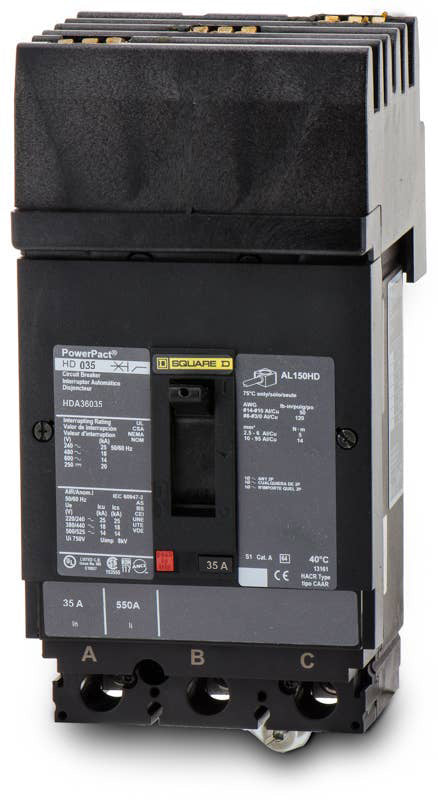 Square D HDA36035 3 Pole Circuit Breaker – SuperBreakers
