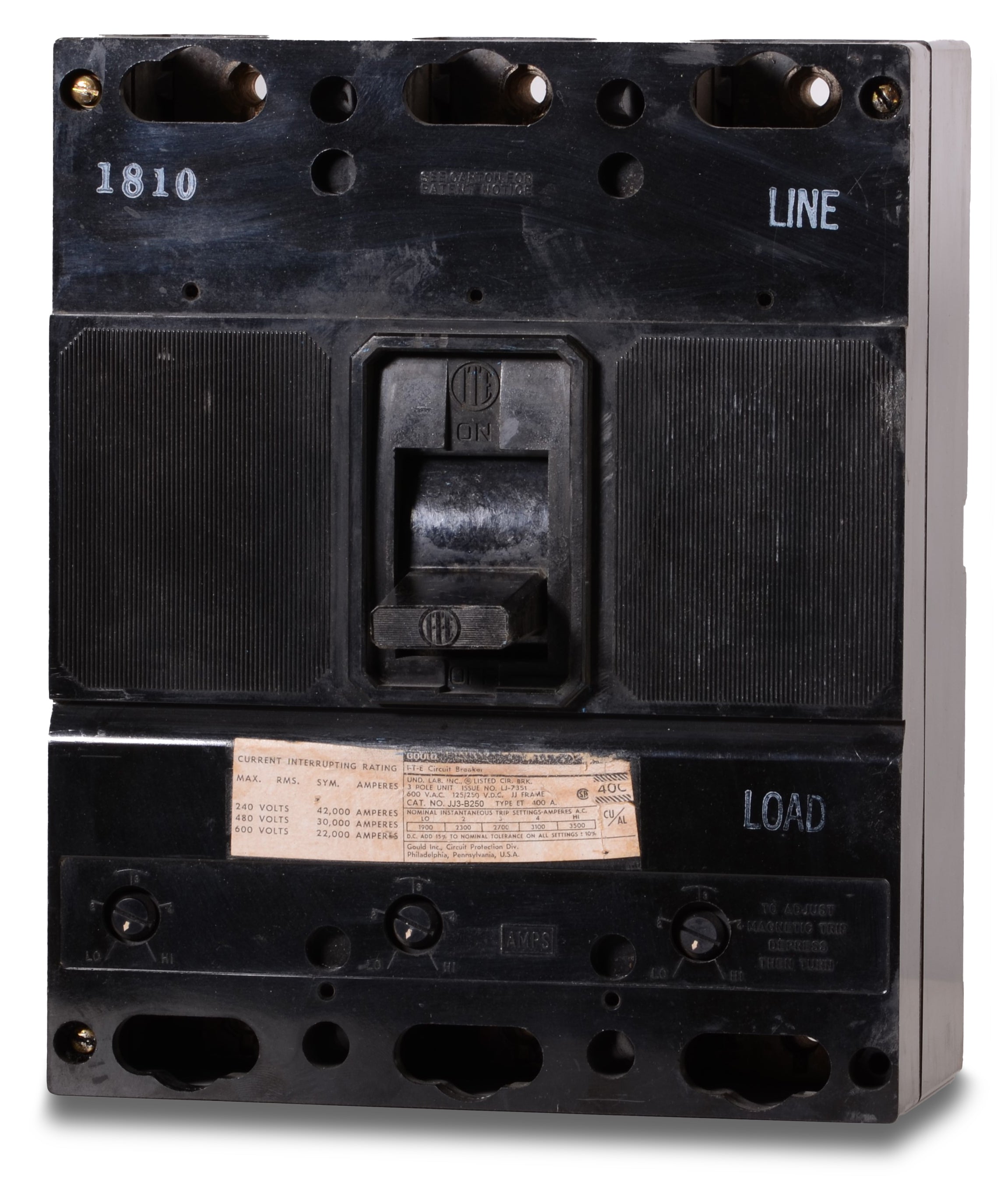 ITE JJ3B250 3 Pole Circuit Breaker – SuperBreakers