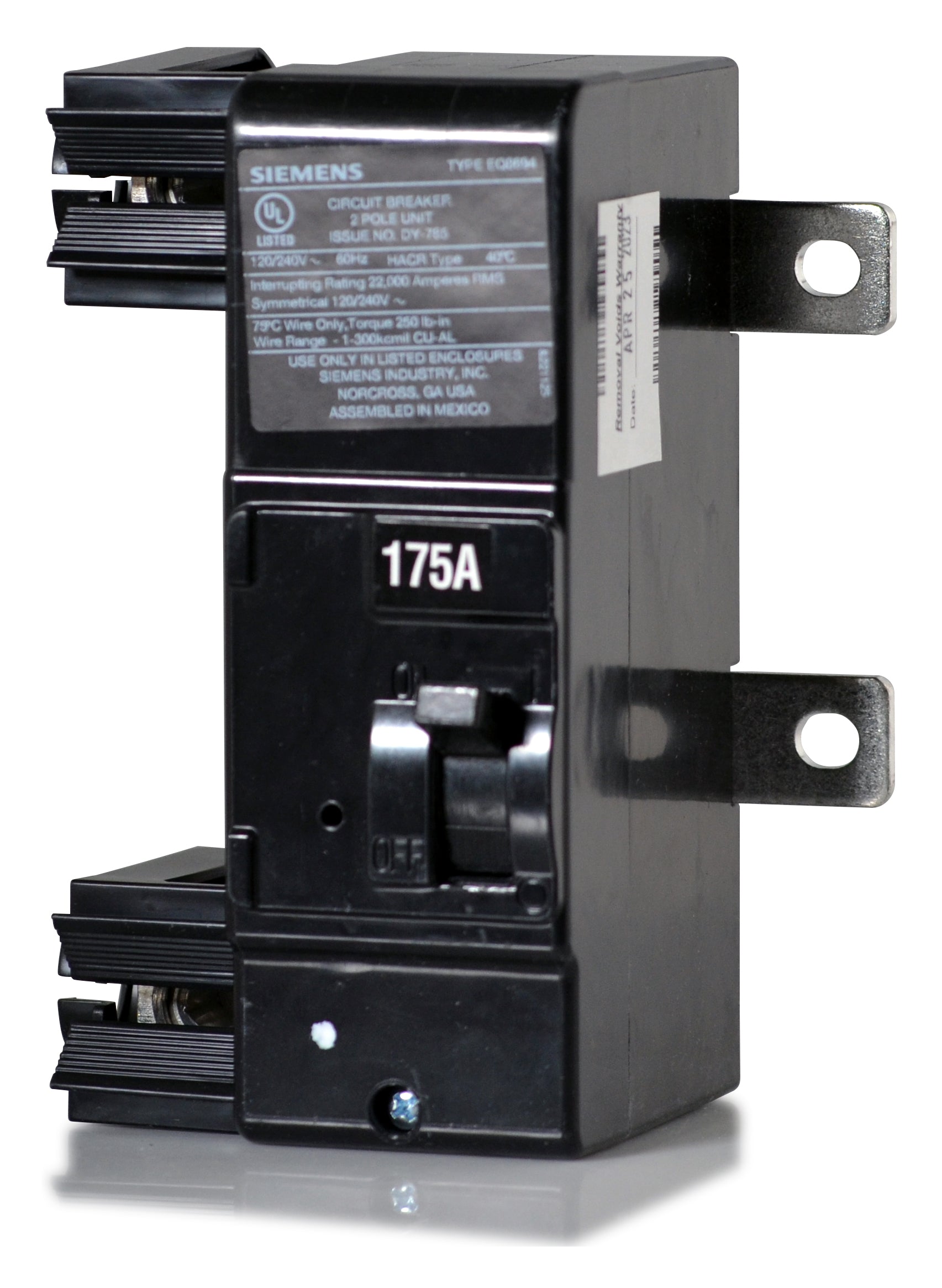 Siemens MBK175A 2 Pole Circuit Breaker – SuperBreakers