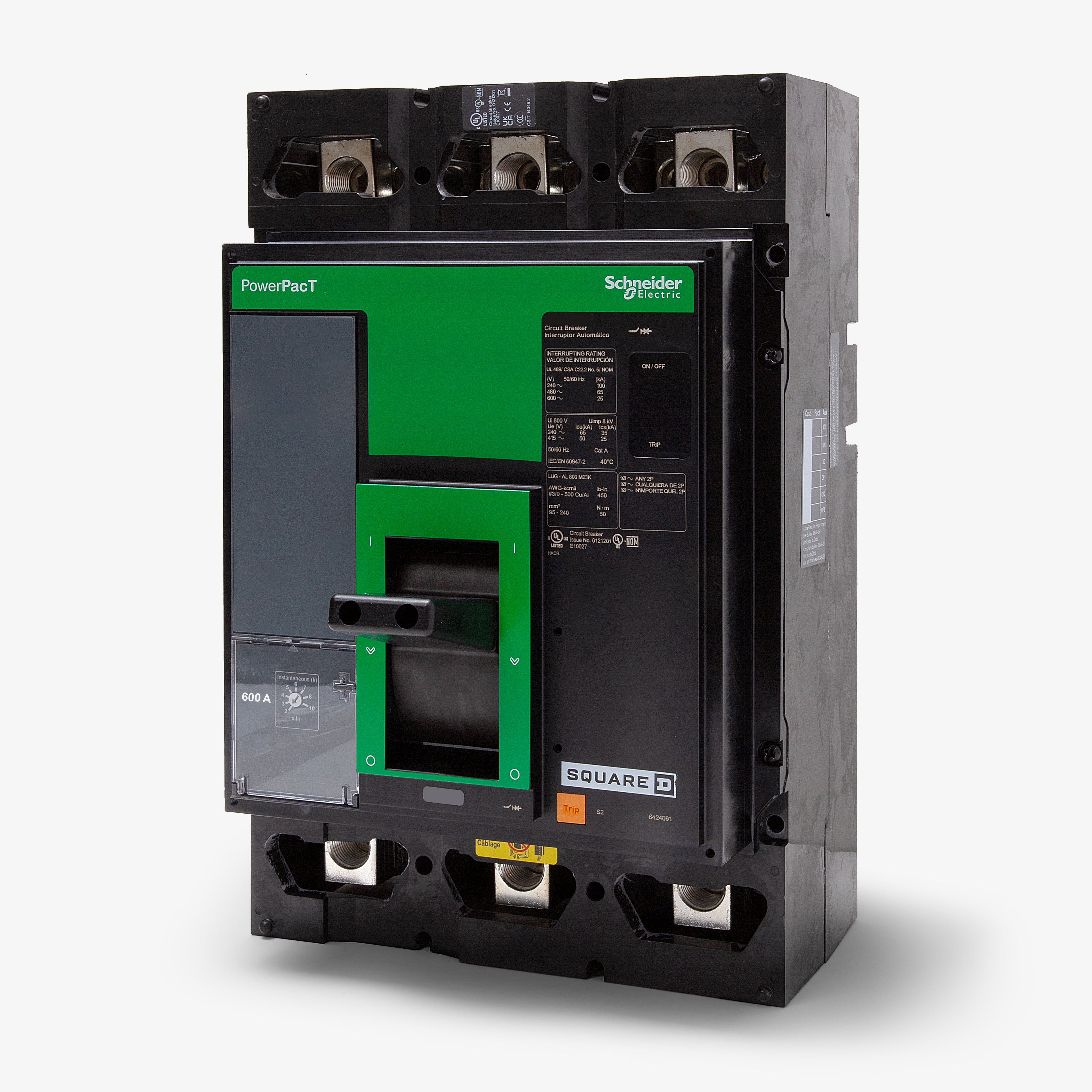 Square D MJL36600 3 Pole Circuit Breaker – SuperBreakers