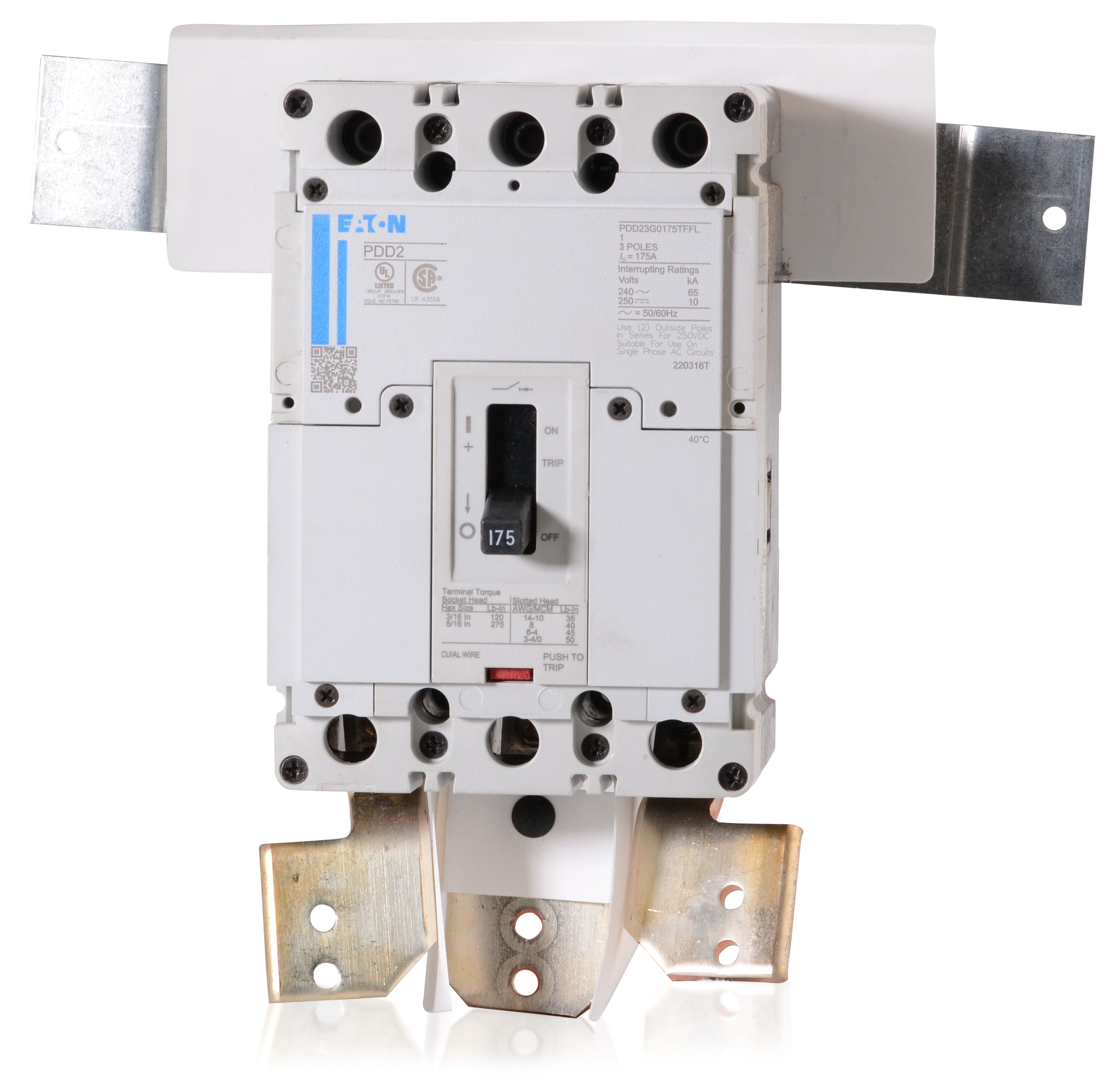 New Eaton PDG23G0175TFFL 3 Pole Circuit Breaker – SuperBreakers