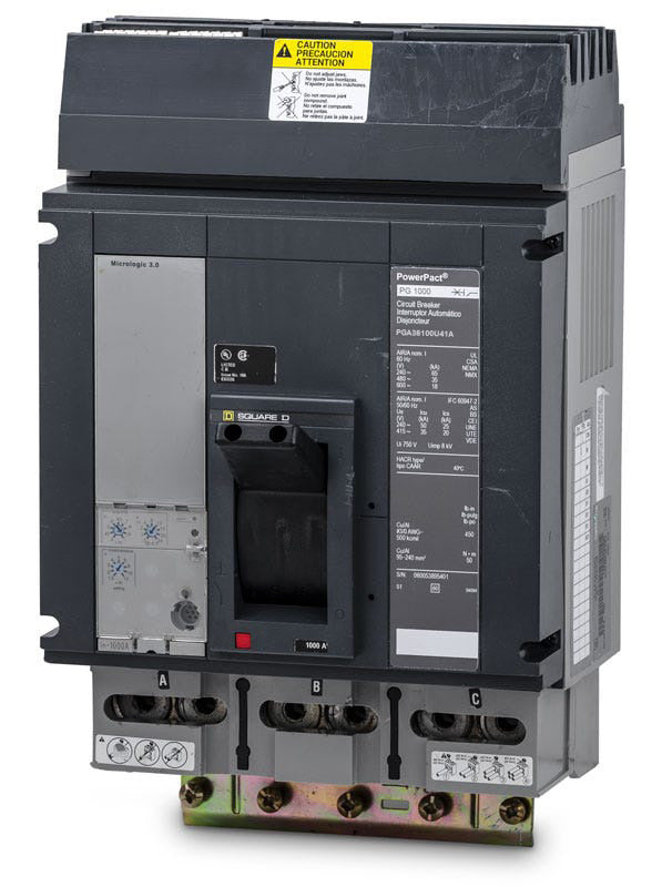 Square D PGA36100U41A 3 Pole Circuit Breaker – SuperBreakers