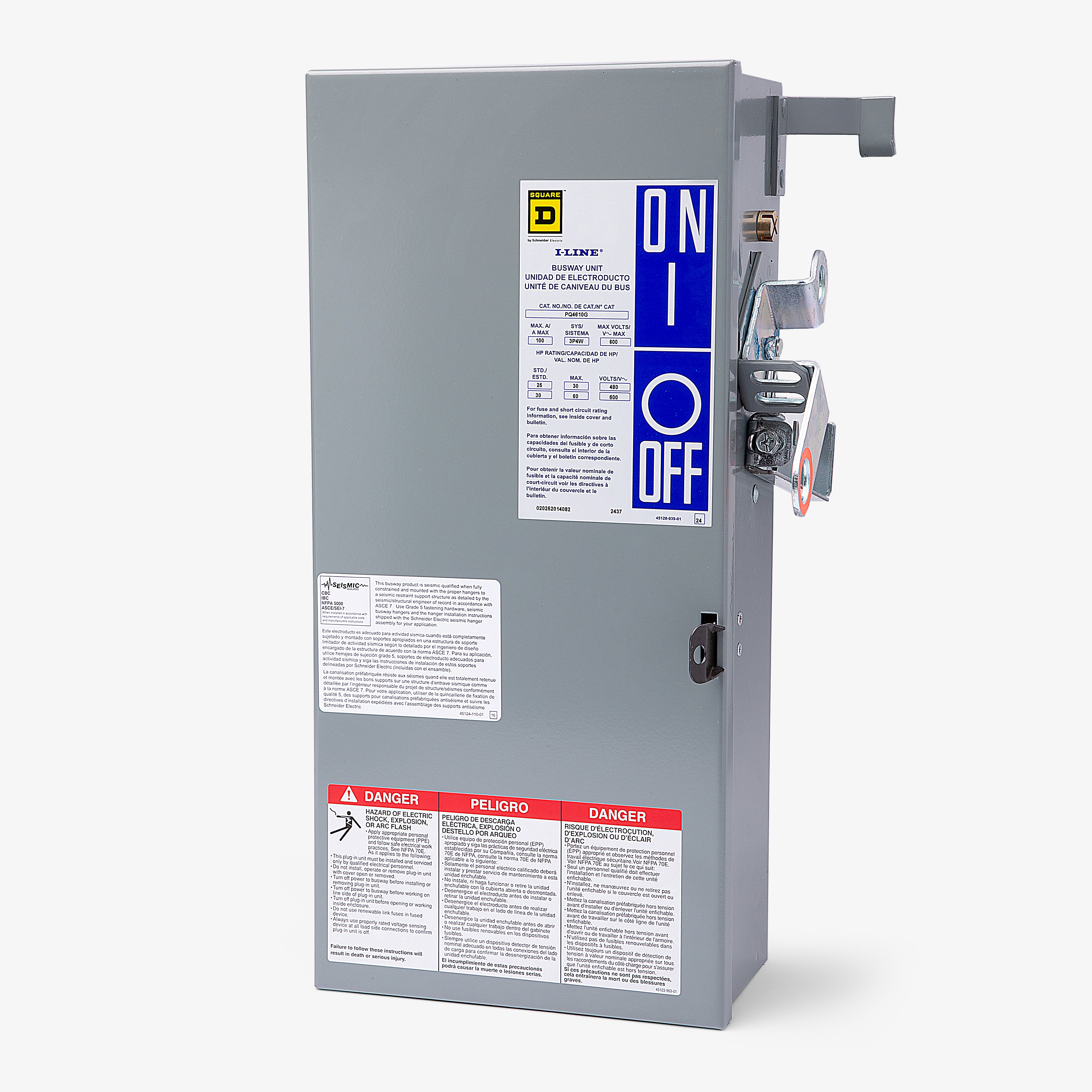 Schneider Electric PQ4610G Fusible Bus Plug – SuperBreakers