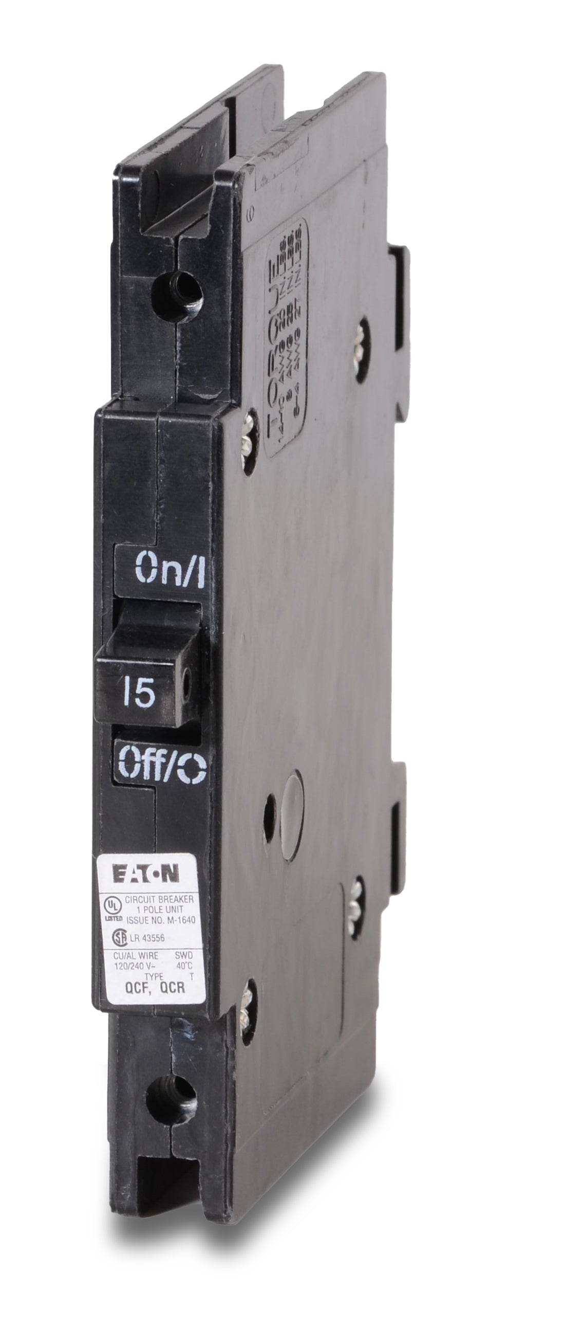 Eaton QCF1015 1 Pole Circuit Breaker – SuperBreakers
