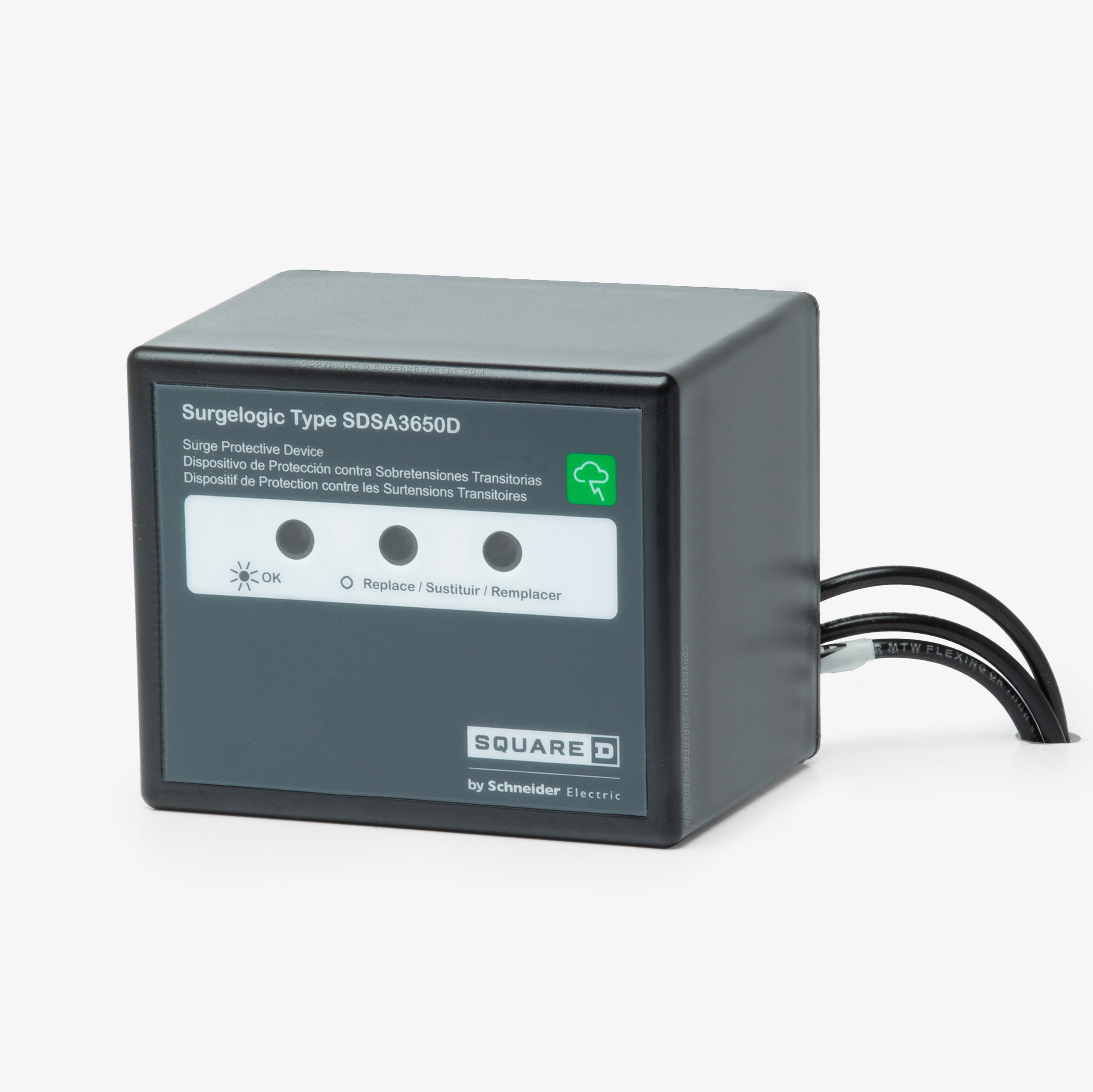 New Square D SDSA3650D Surge Protection Device – SuperBreakers