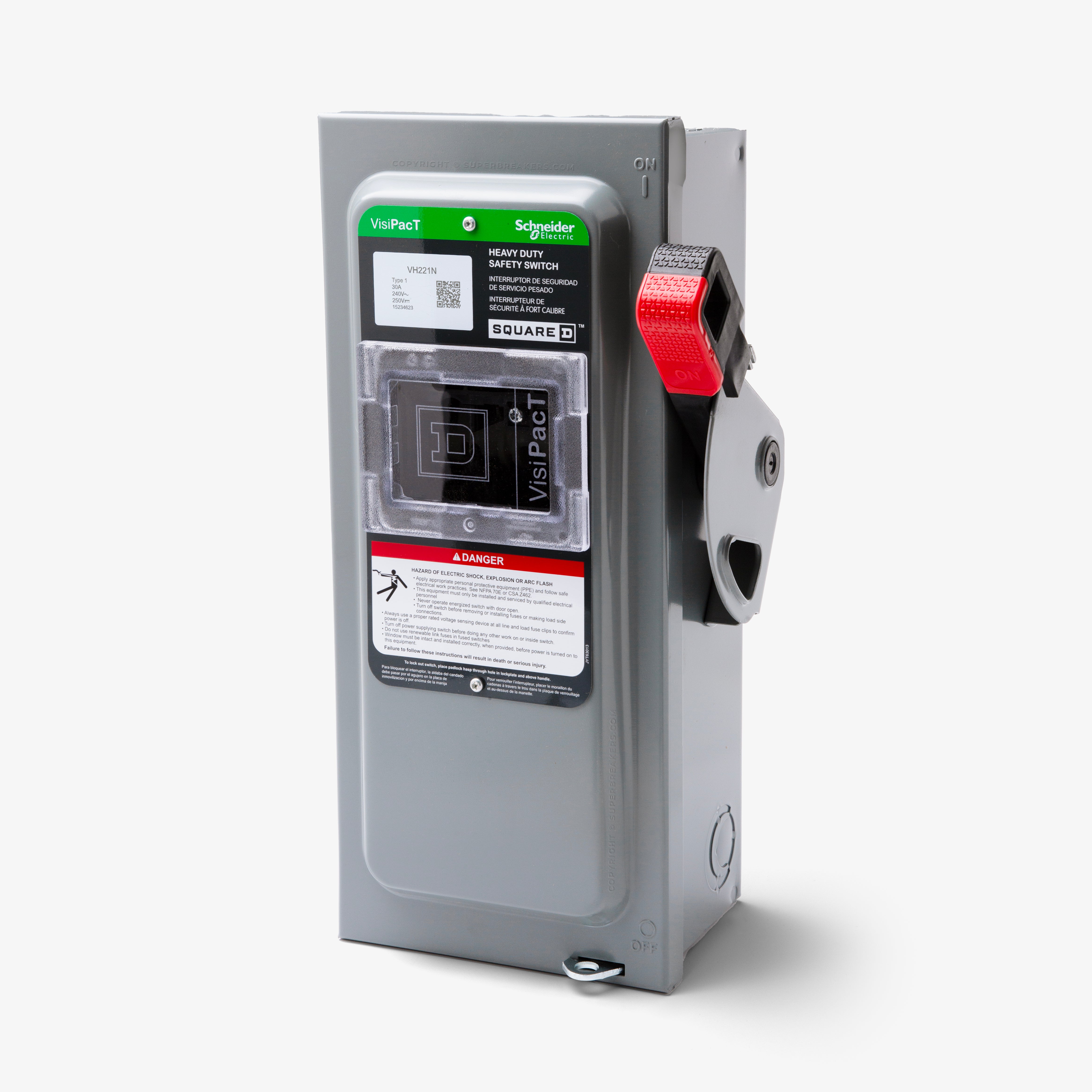 New Square D VH221N Safety Switch – SuperBreakers