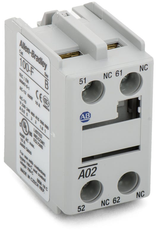 Allen-Bradley 100-FA02 Auxiliary Contact Block – SuperBreakers