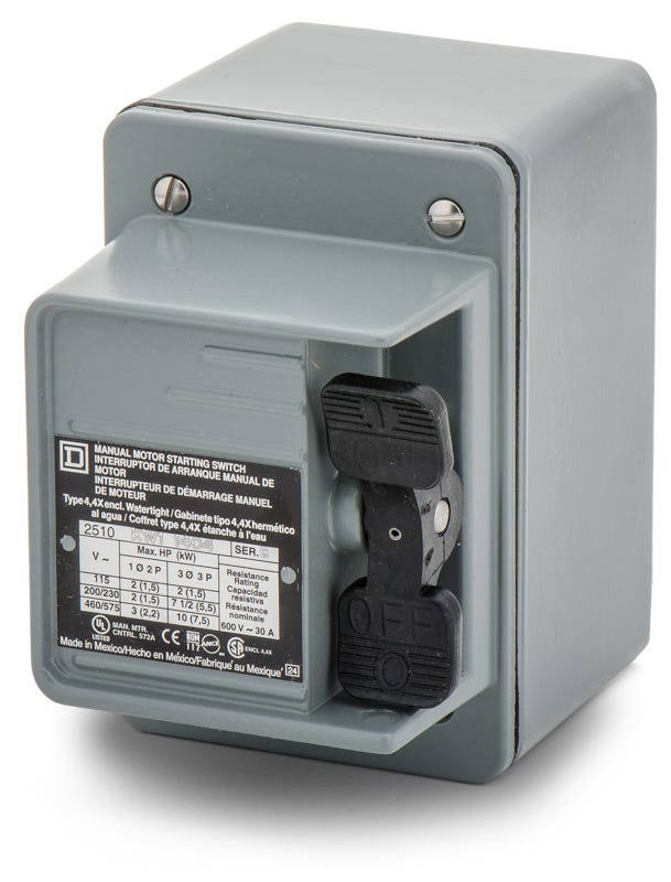 Square D 2510KW1 Non-Reversing Manual Switch – SuperBreakers
