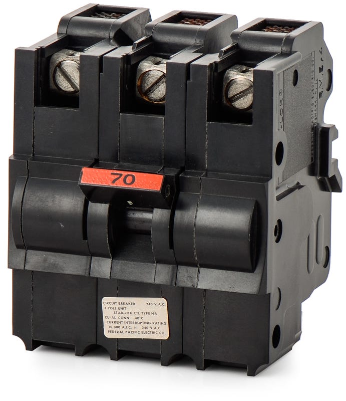 Federal Pacific NA370 Molded Case Circuit Breaker – SuperBreakers