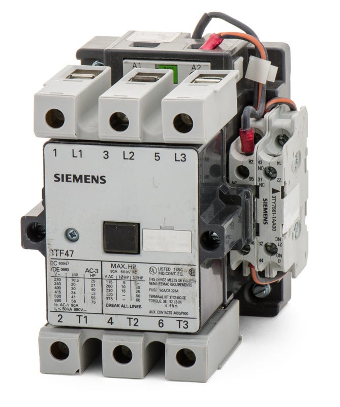 Siemens 3TF4722-ODB4 Motor Starter – SuperBreakers