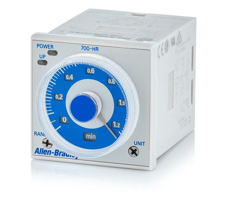 Allen-Bradley 700-HRM12TA17 On-Delay Timing Relay – SuperBreakers