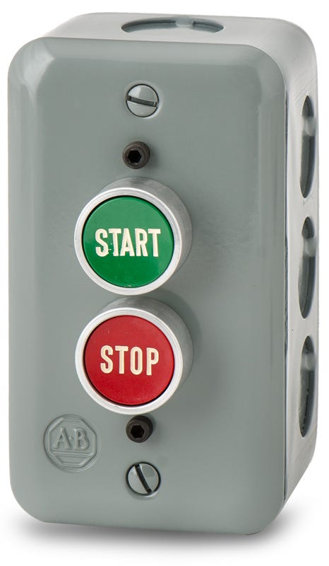 Allen-Bradley 800S-2SBM Push Button Station – SuperBreakers