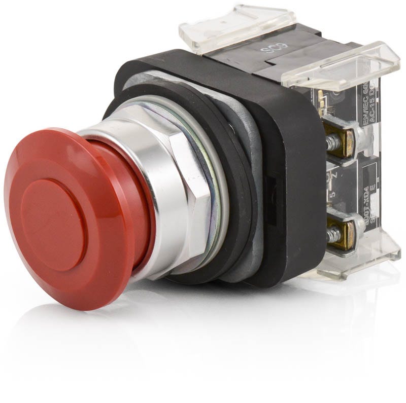 Allen-Bradley 800T-FX6A5 Standard Mushroom Head Push-Pull Button ...