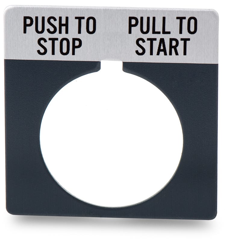 Allen-Bradley 800T-X618 Legend Plate – SuperBreakers