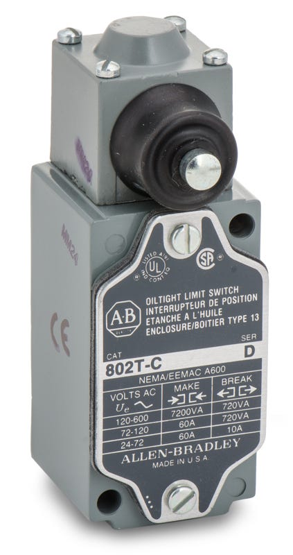 Allen-Bradley 802T Side Push Rod Limit Switch – SuperBreakers