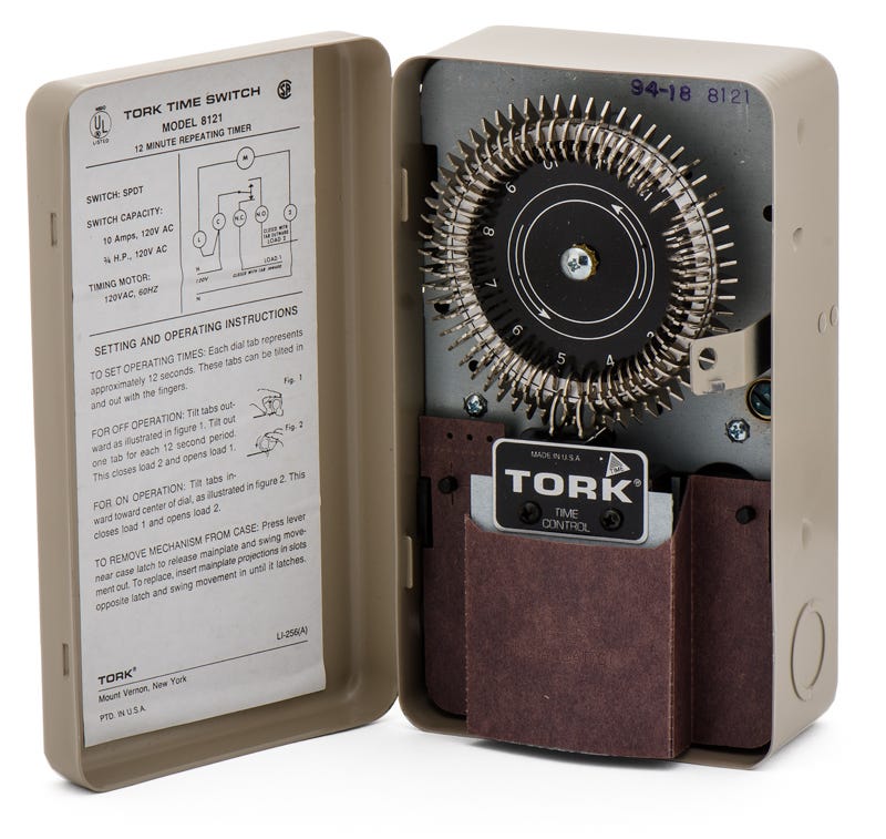 Tork 8121 Cycle Timer – SuperBreakers