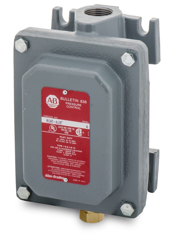 Allen-Bradley 836-A2E Pressure Control Switch – SuperBreakers