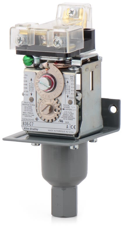 Allen Bradley 836-C5 Pressure Switch – SuperBreakers
