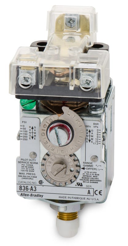 Allen-Bradley 836A3 Pressure Control Switch – SuperBreakers