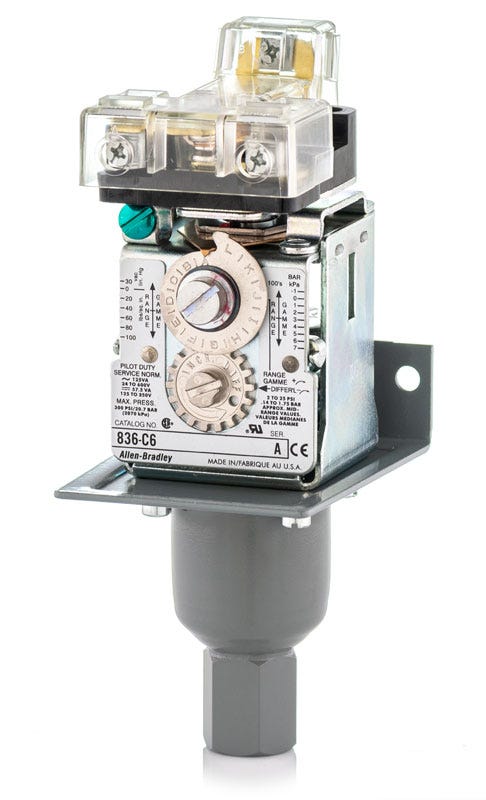 Allen-Bradley 836C6 Pressure Control Switch – SuperBreakers