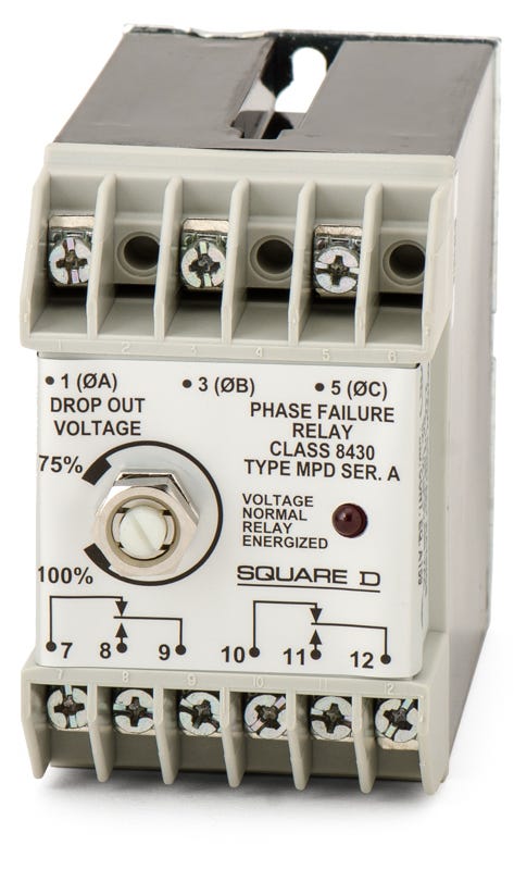 Square D 8430MPDV20 Failure Relay – SuperBreakers
