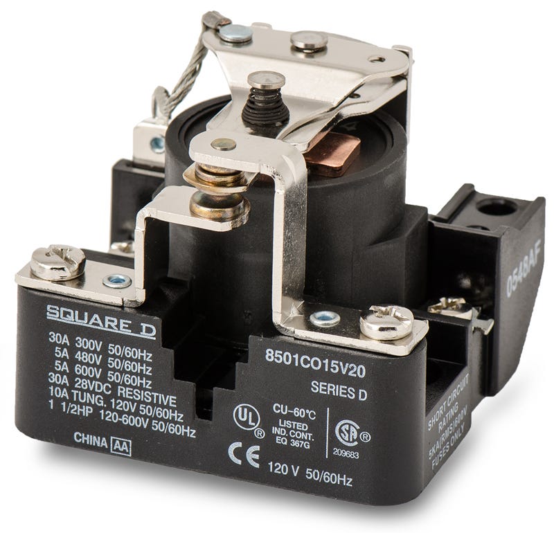 Square D 8501CO15V20 Power Relay – SuperBreakers